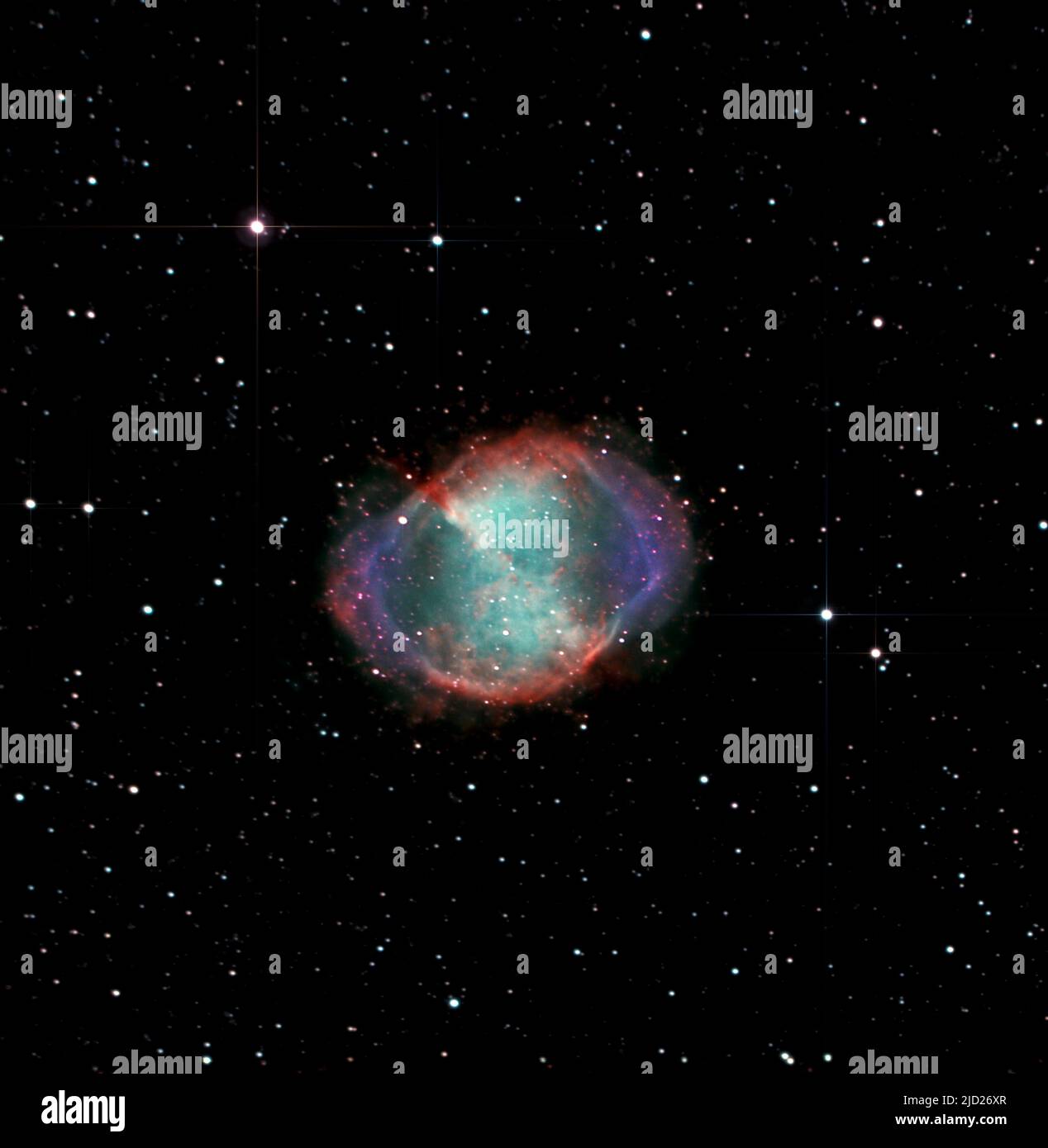 Dumbbell Nebula, Messier 27, in constellation Vulpecula Stock Photo - Alamy