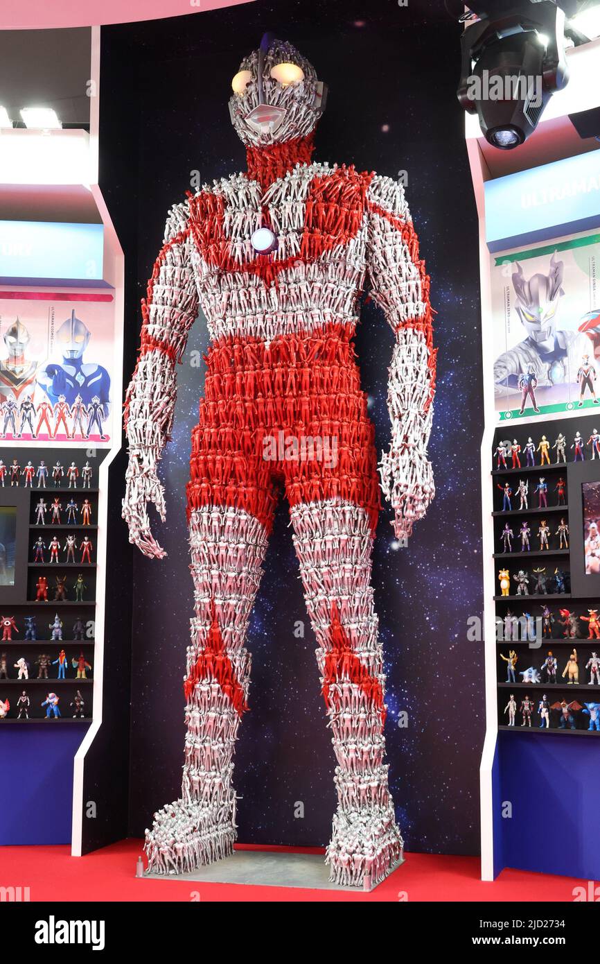 Tokyo, Japan. 16th June, 2022. Japanese toy maker Bandai displays a 4 ...