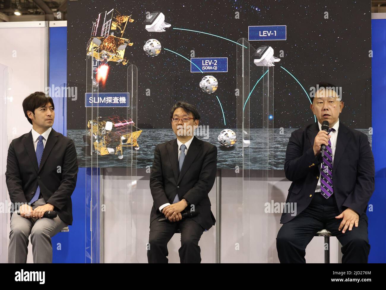 Tokyo, Japan. 16th June, 2022. Japan Aerospace Expolration Agency (JAXA) professor Takashi ...