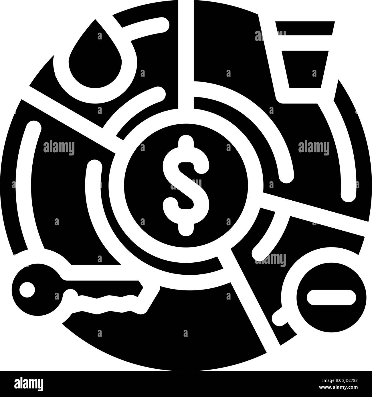 expense tracking glyph icon vector illustration Stock Vector Image ... expense tracking glyph icon vector illustration Stock Vector Image ...