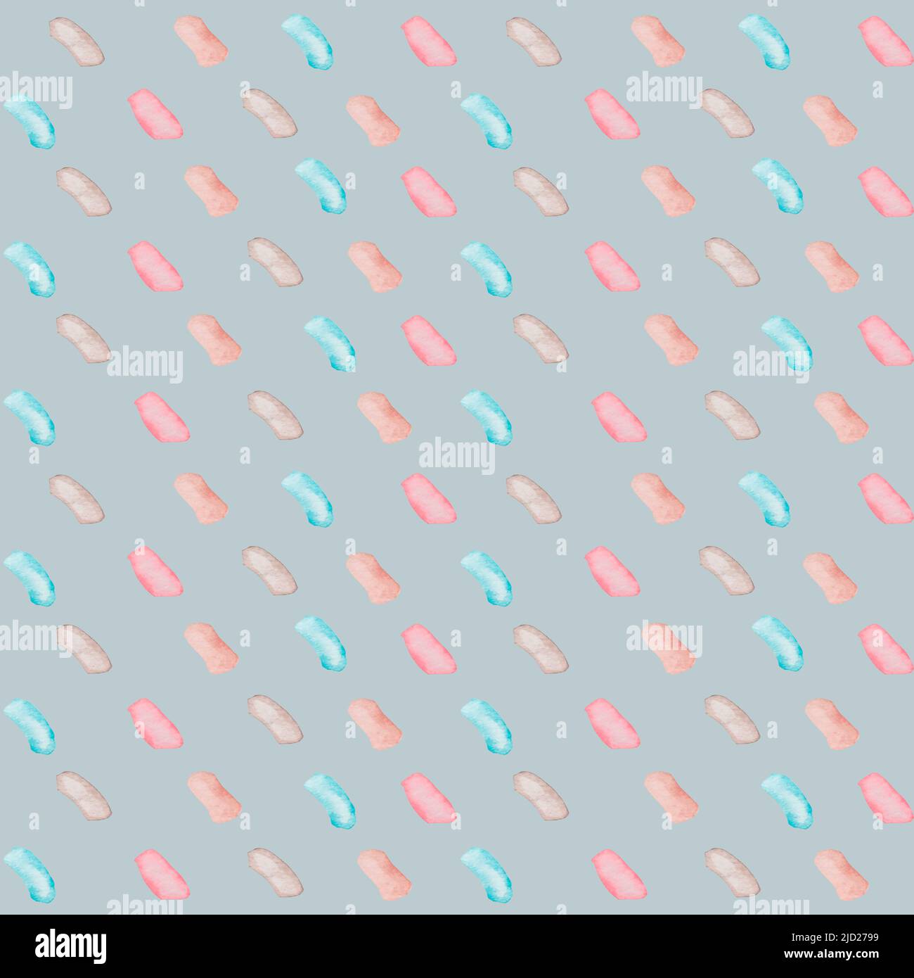 Geometric seamless pattern with patches of pastel shades on a gray ...