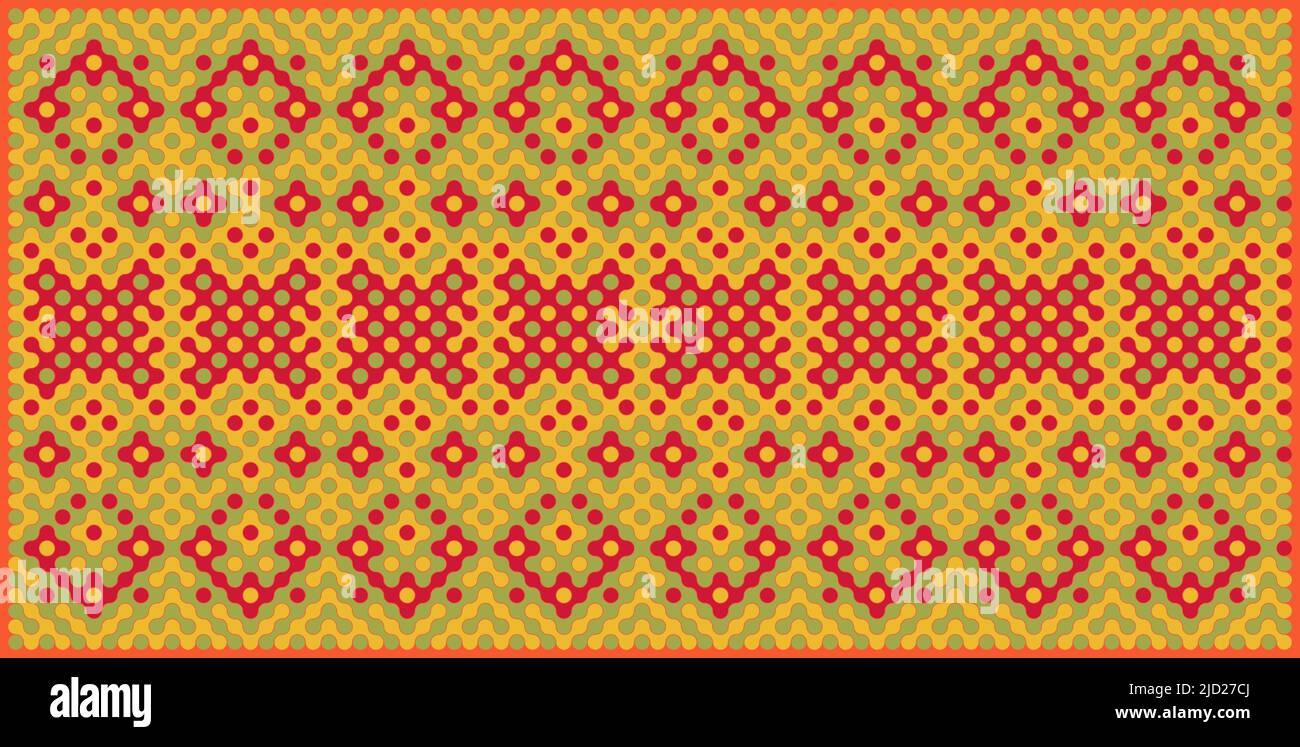 Random color rounded truchet tiling illustration Stock Vector Image & Art - Alamy