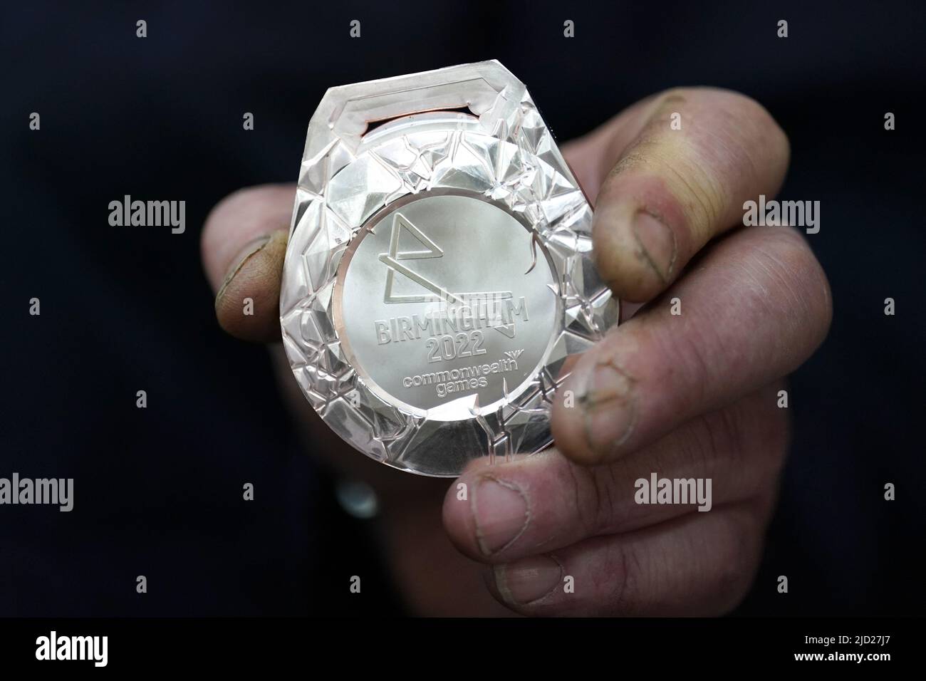 Commonwealth games medals being minted at Toye, Kenning and Spencer in ...