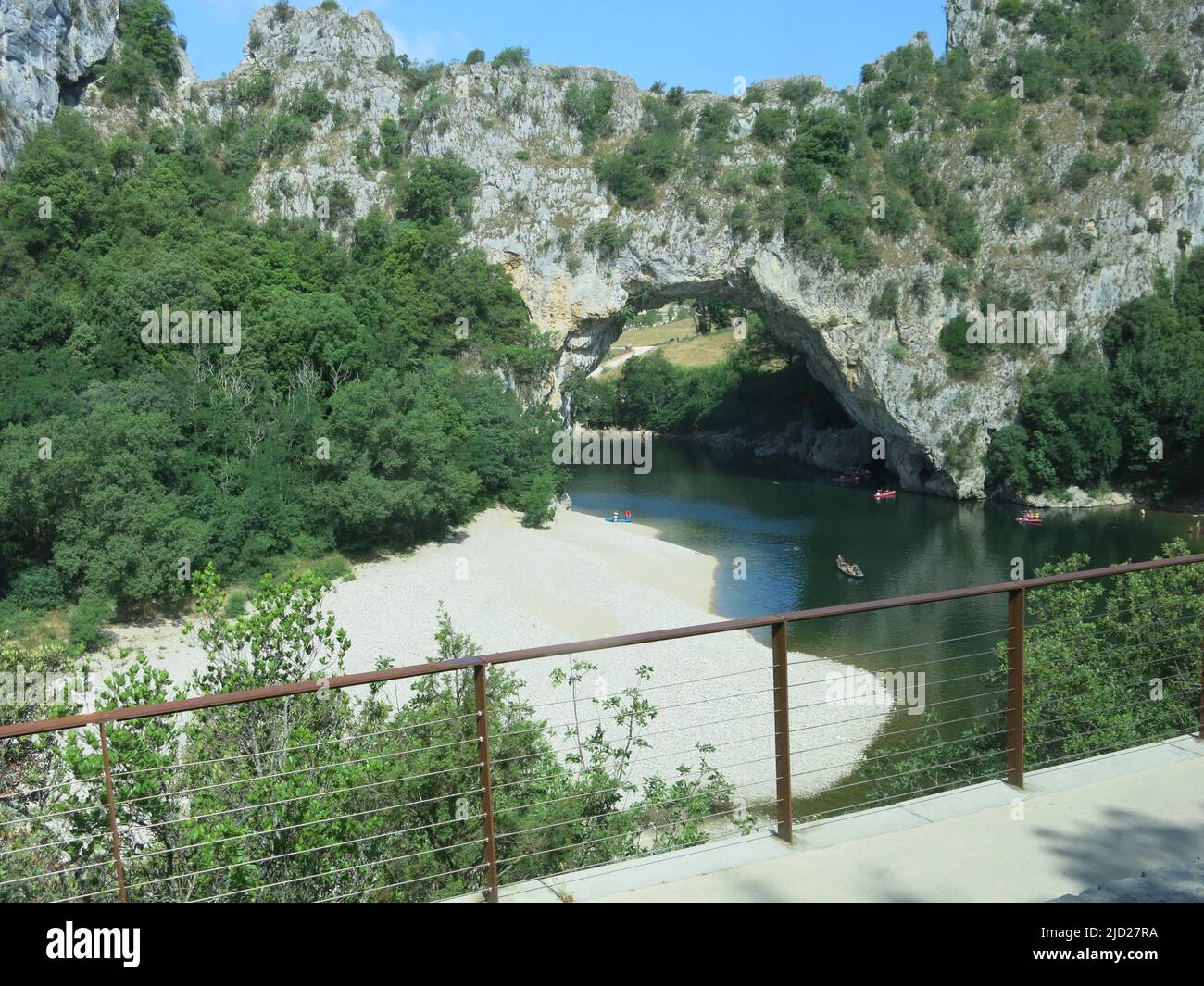 The Pont d'Arc is the largest natural arch in Europe, one of the ...