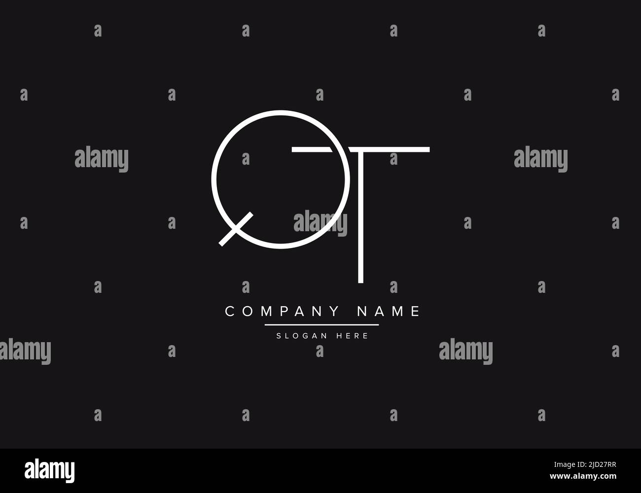 Alphabet Letter Icon Logo Qt Stock Vector Image And Art Alamy