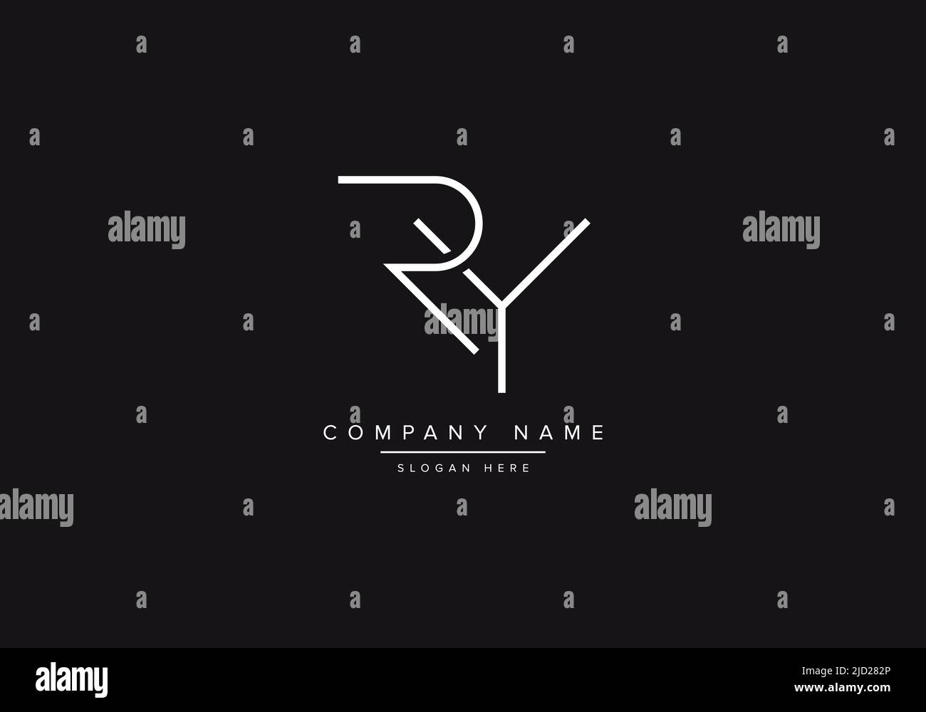 Alphabet letter icon logo RY Stock Vector Image & Art - Alamy