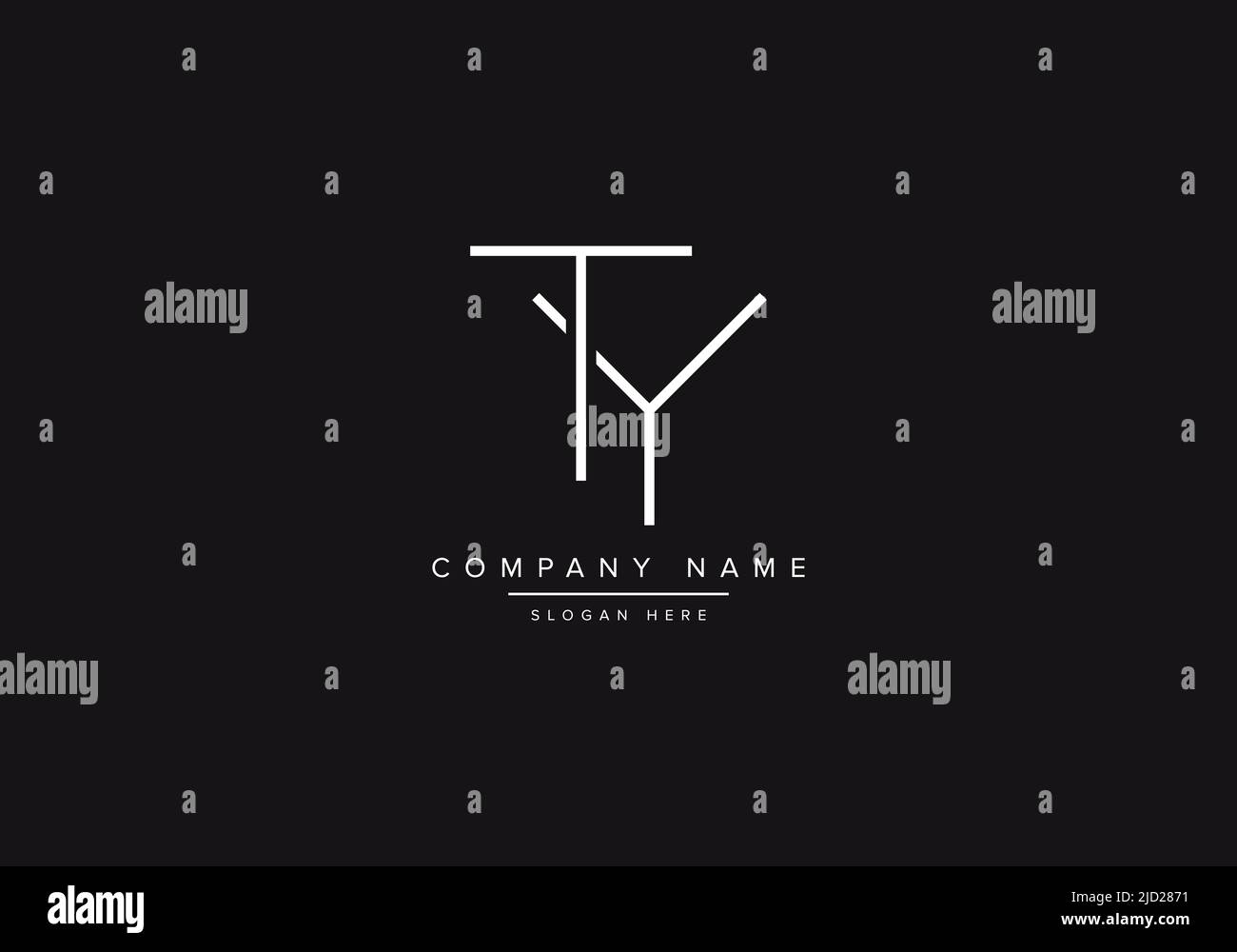 Alphabet letter icon logo TY Stock Vector Image & Art - Alamy