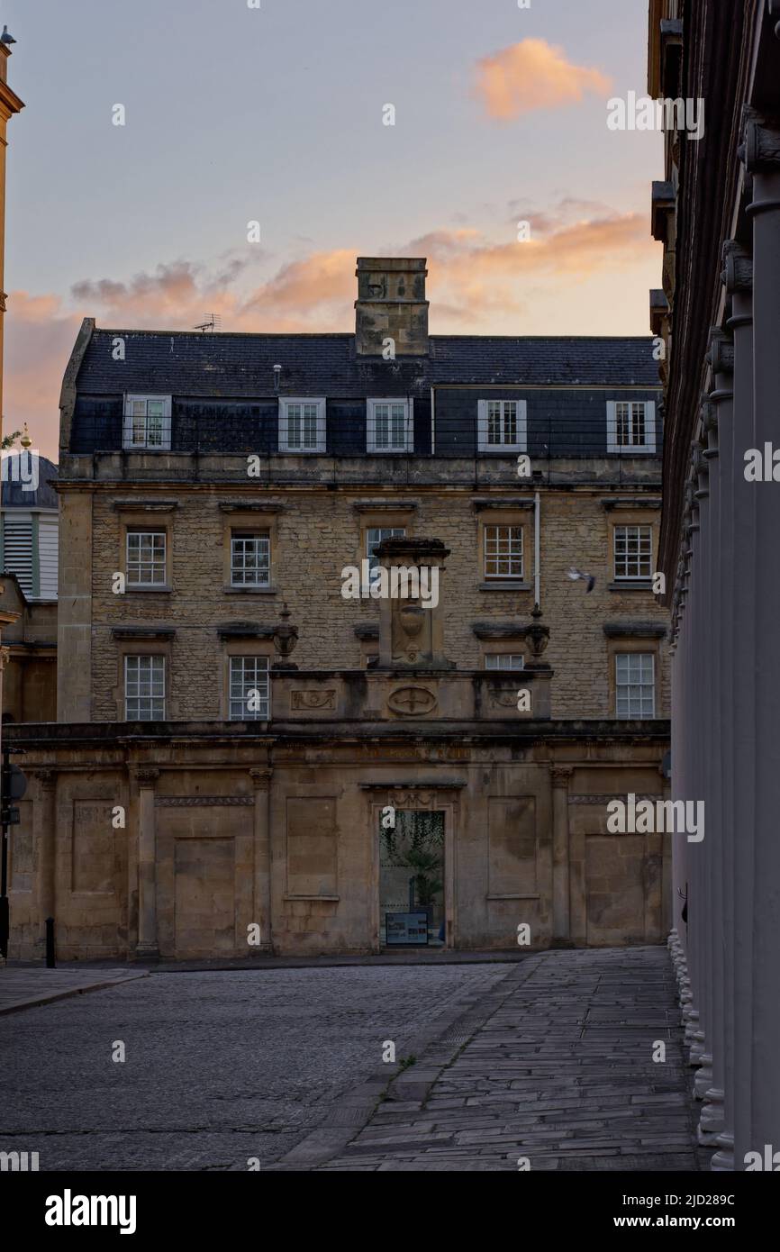 Bath City Centre at sunset Stock Photo - Alamy