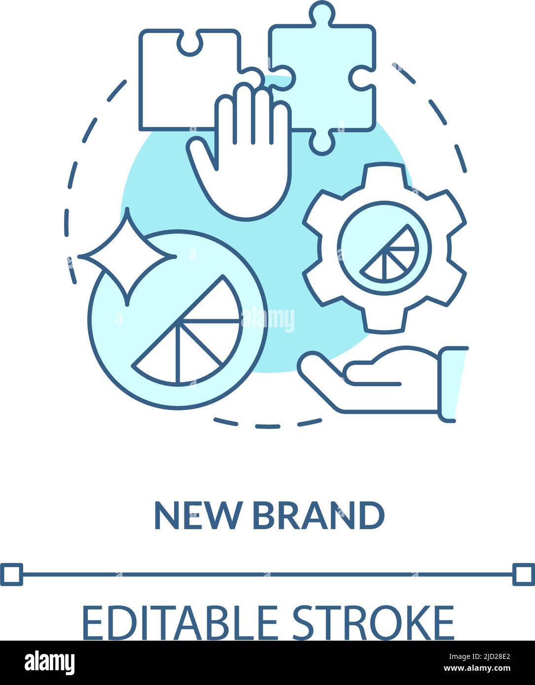 New brand turquoise concept icon Stock Vector Image & Art - Alamy