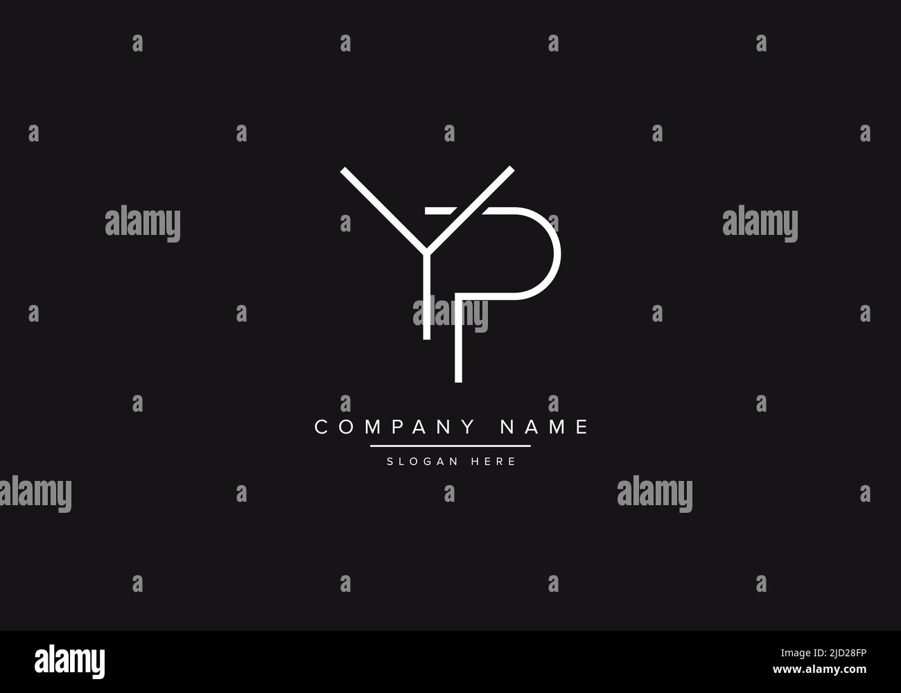 Alphabet letter icon logo YP Stock Vector Image & Art - Alamy