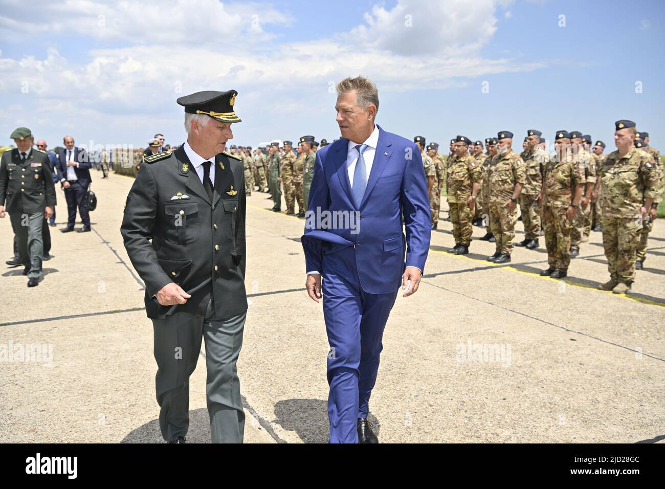 King Philippe - Filip of Belgium and Romania president Klaus Iohannis ...