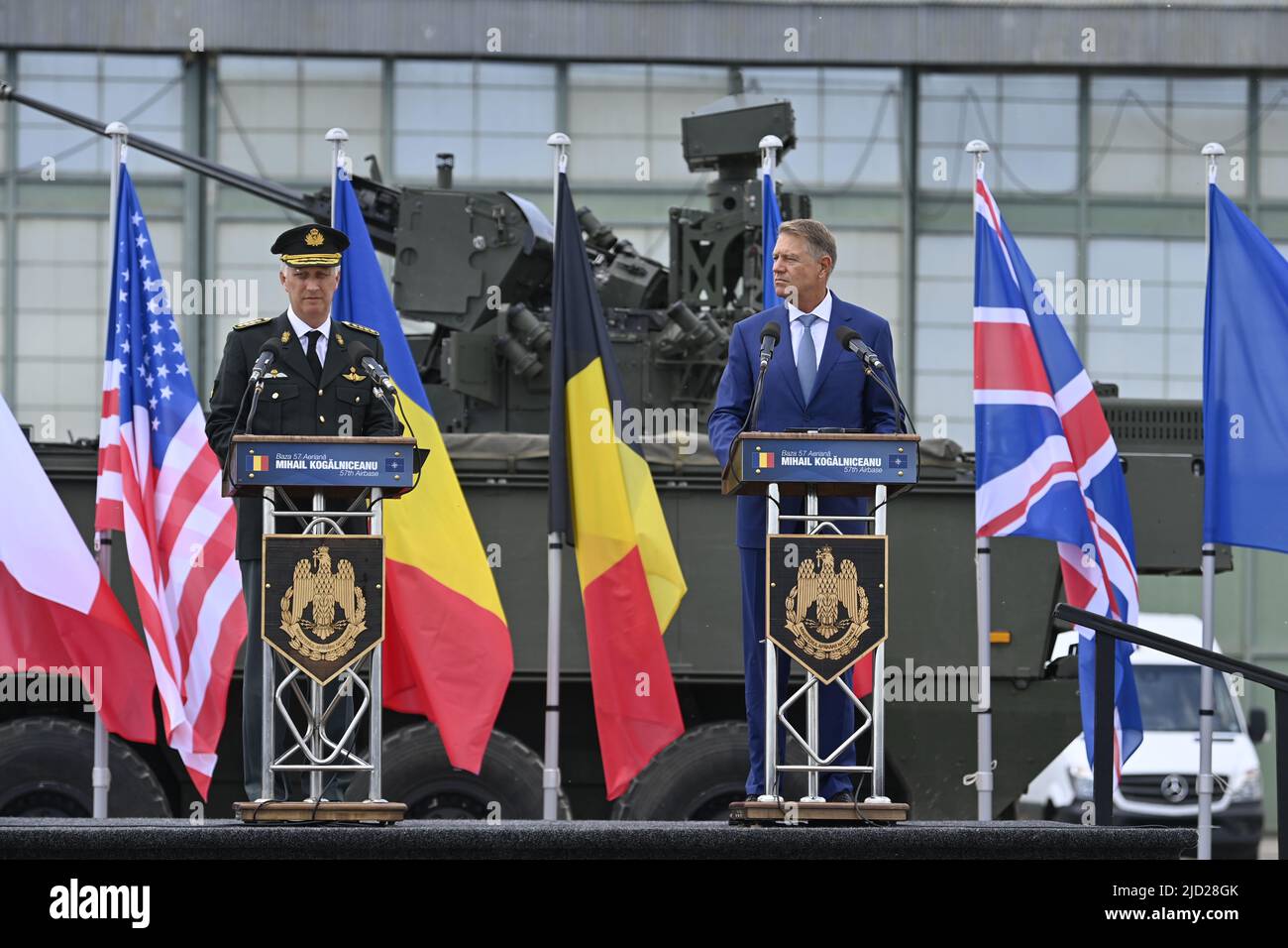 King Philippe - Filip of Belgium and Romania president Klaus Iohannis ...
