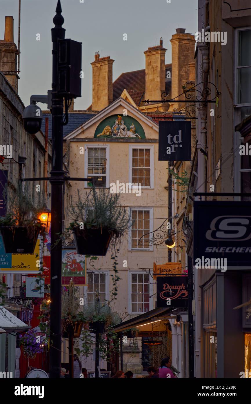 Bath City Centre at sunset Stock Photo - Alamy
