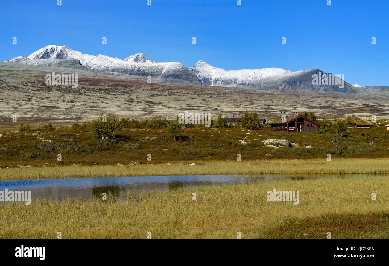 View from Spranget (Sel municipality, Innlandet, Norway) towards ...