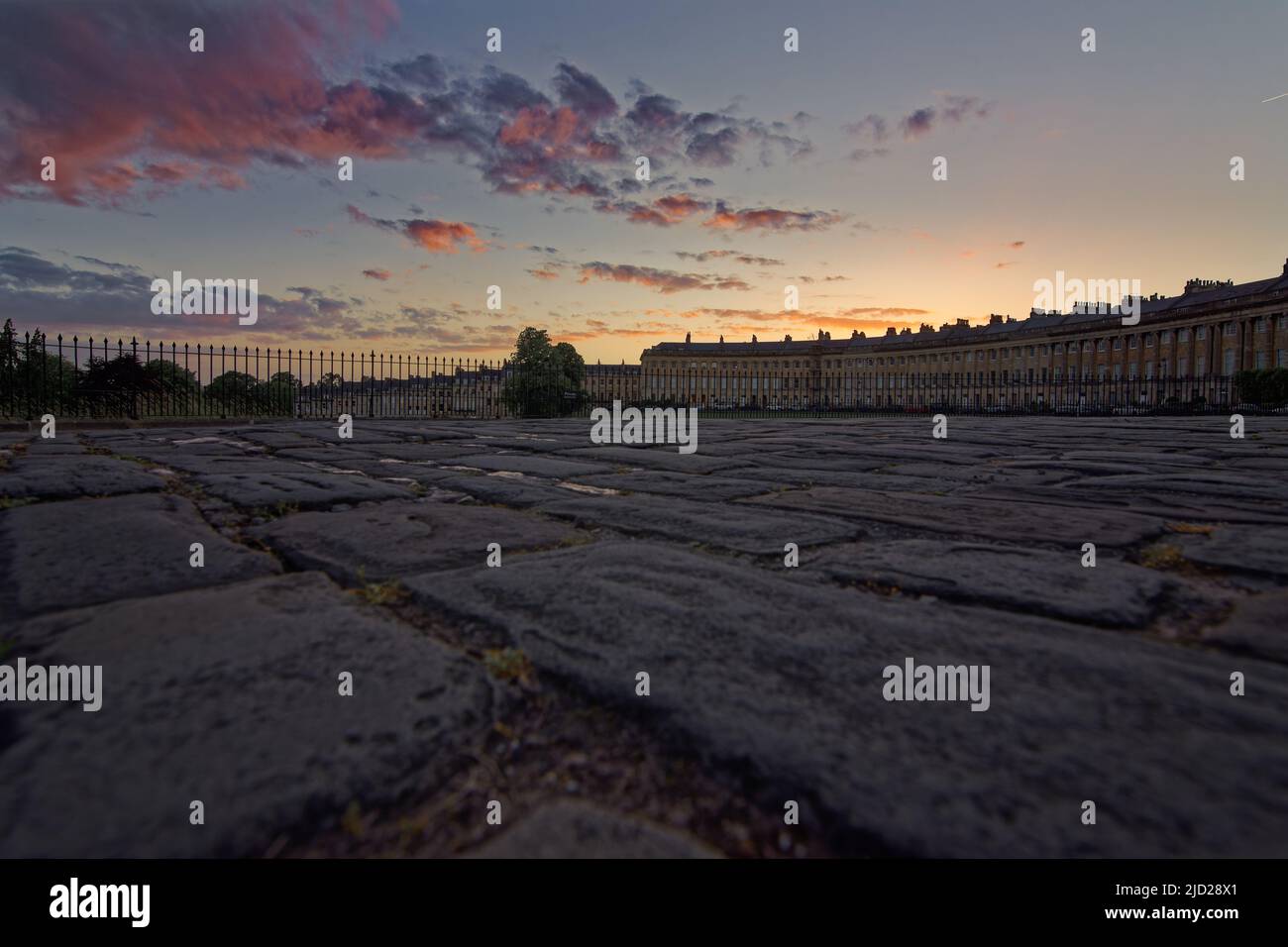 Bath City Centre at sunset Stock Photo - Alamy
