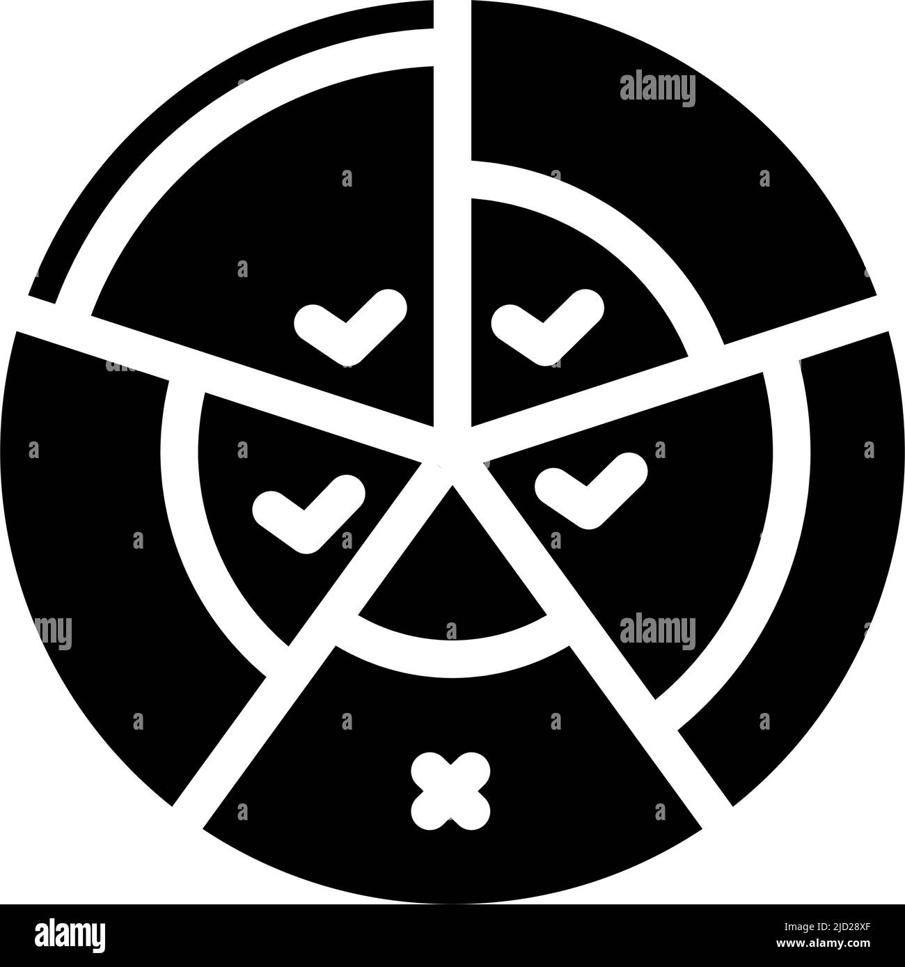 balance wheel glyph icon vector illustration Stock Vector Image & Art ...