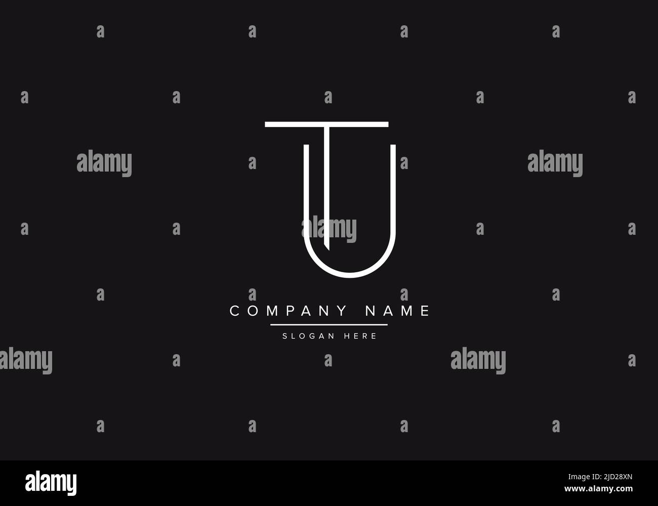 Alphabet letter icon logo UT Stock Vector Image & Art - Alamy