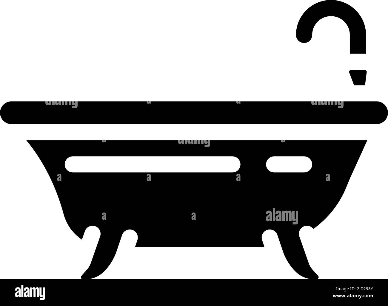 bath or shower glyph icon vector illustration Stock Vector Image & Art ...