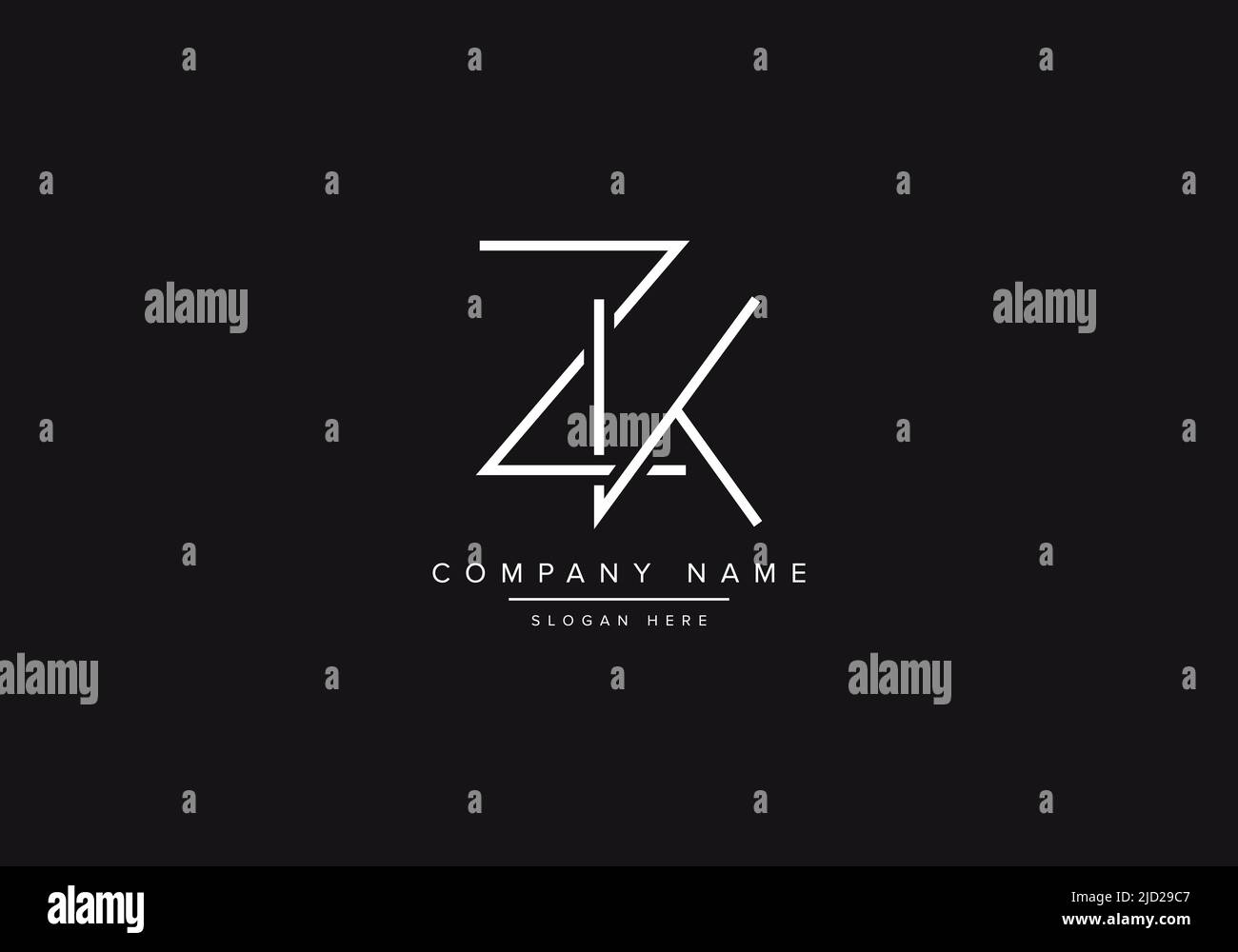 Zk letters Stock Vector Images - Alamy