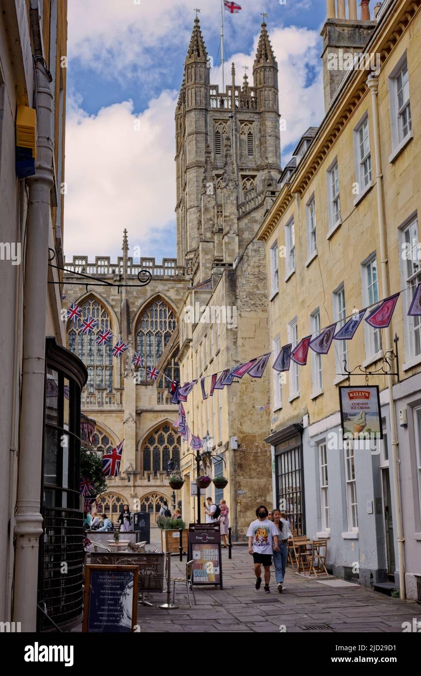 Summer street photography in Bath Stock Photo - Alamy