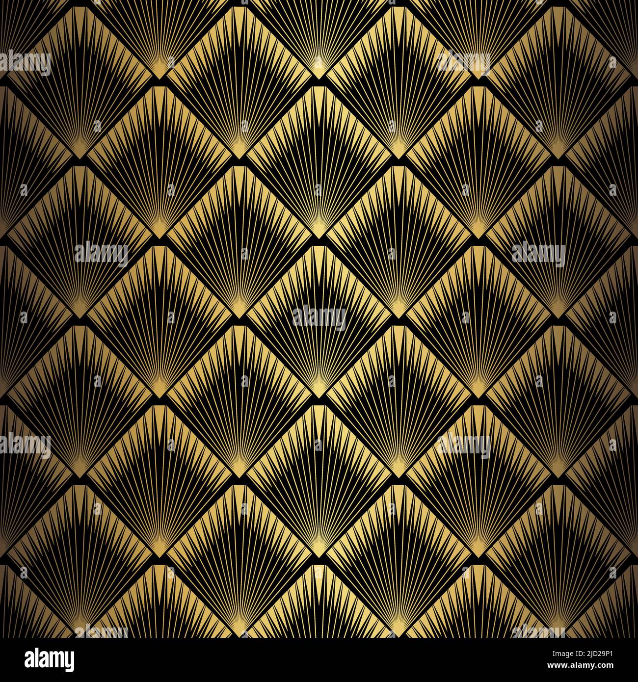 Art Deco Pattern. Vector background in 1920s style Stock Vector Image ...