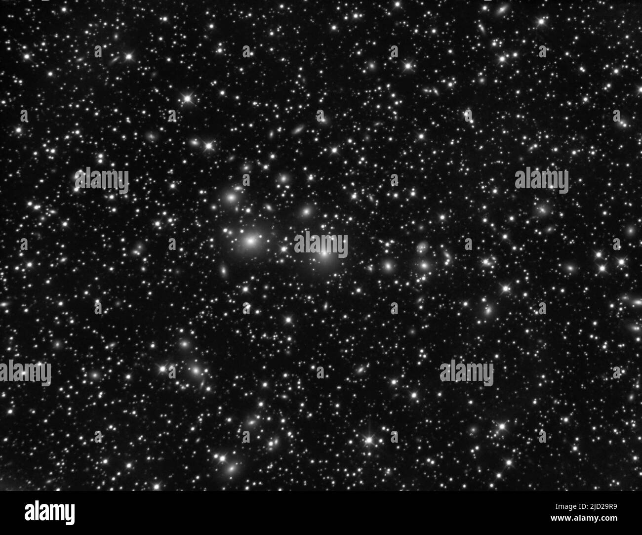 Perseus galaxy cluster (Abell 426) with the galaxies NGC 1275 and NGC ...