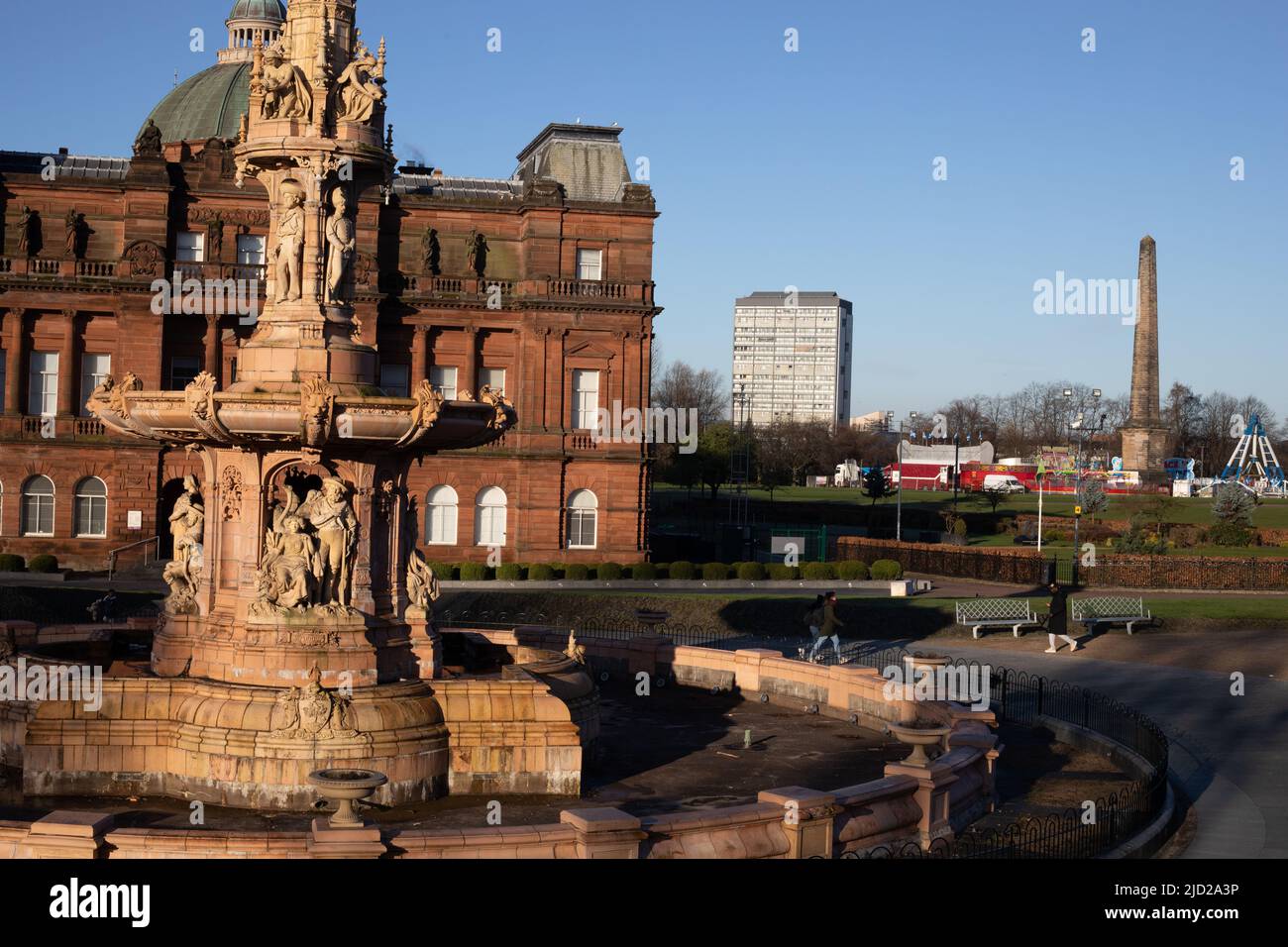 People’s Palace Museum on Glasgow Green, in Glasgow, Scotland, 8 April ...