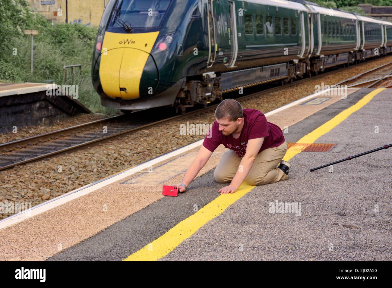 Steam train in Bath Stock Photo - Alamy
