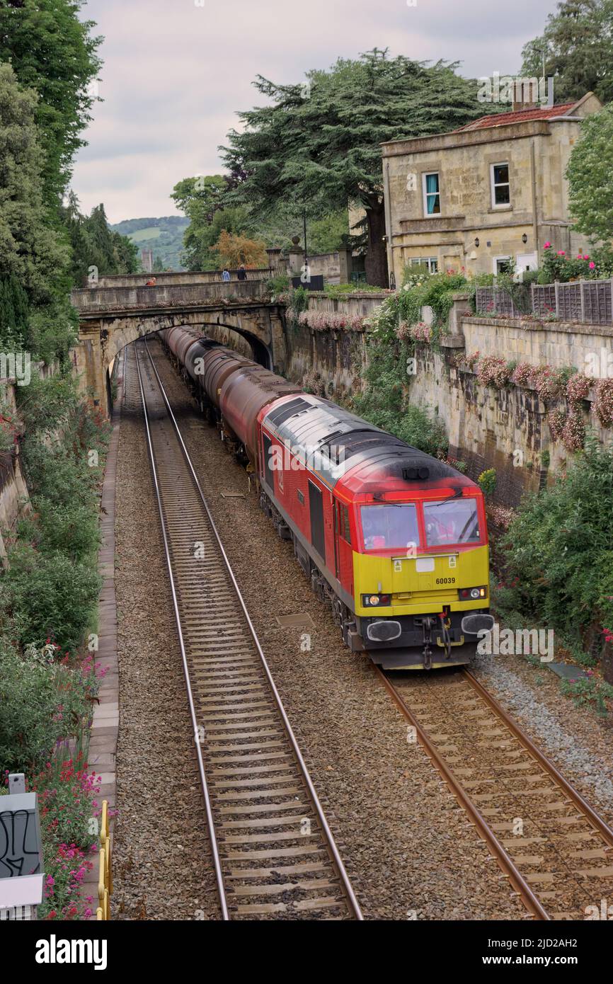 Steam train in Bath Stock Photo - Alamy