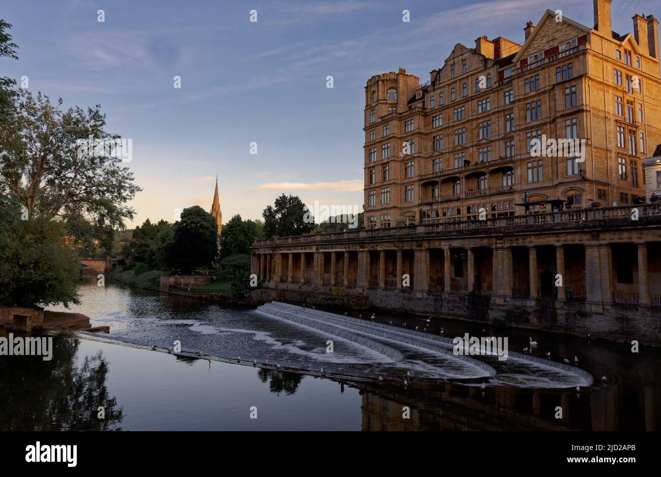 Pulteney bridge bath sunset hi-res stock photography and images - Alamy