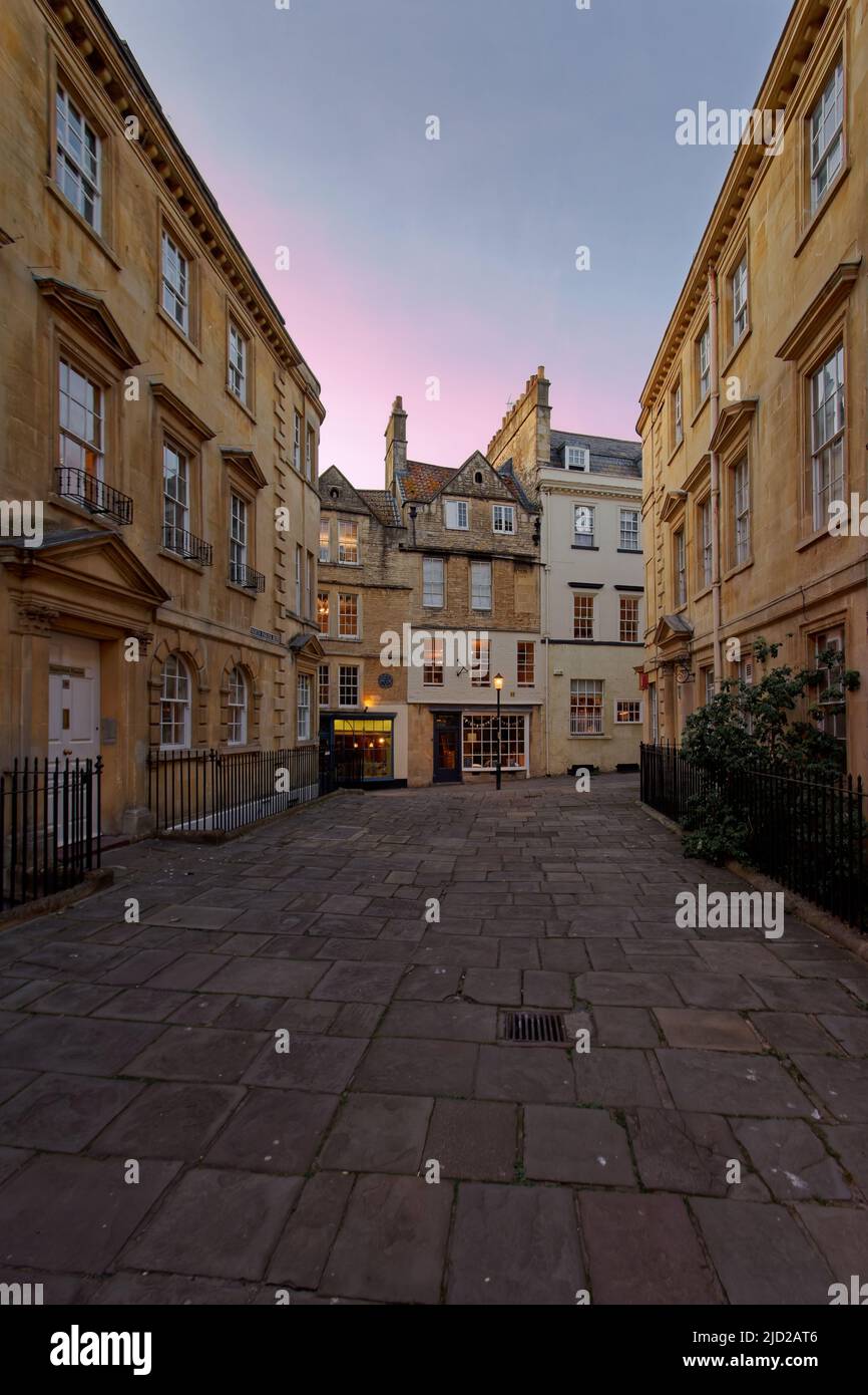 Bath, UK at sunset Stock Photo - Alamy