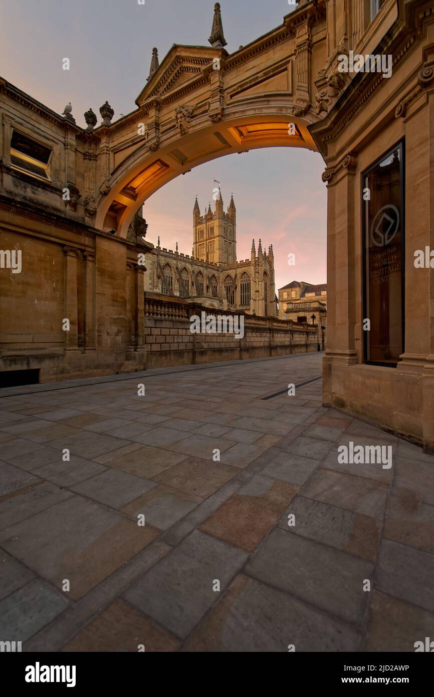 Bath, UK at sunset Stock Photo - Alamy