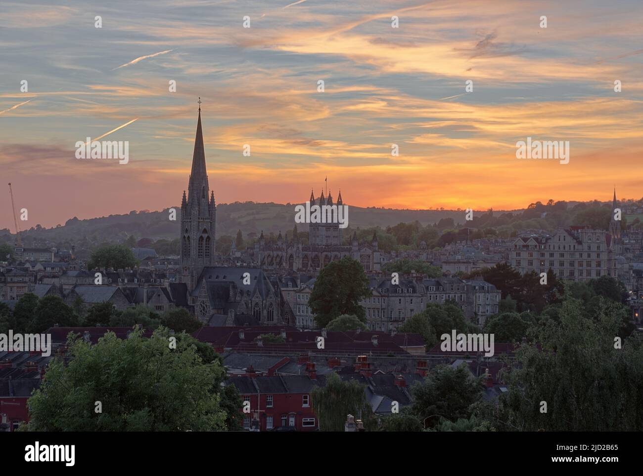 Pulteney bridge bath sunset hi-res stock photography and images - Alamy