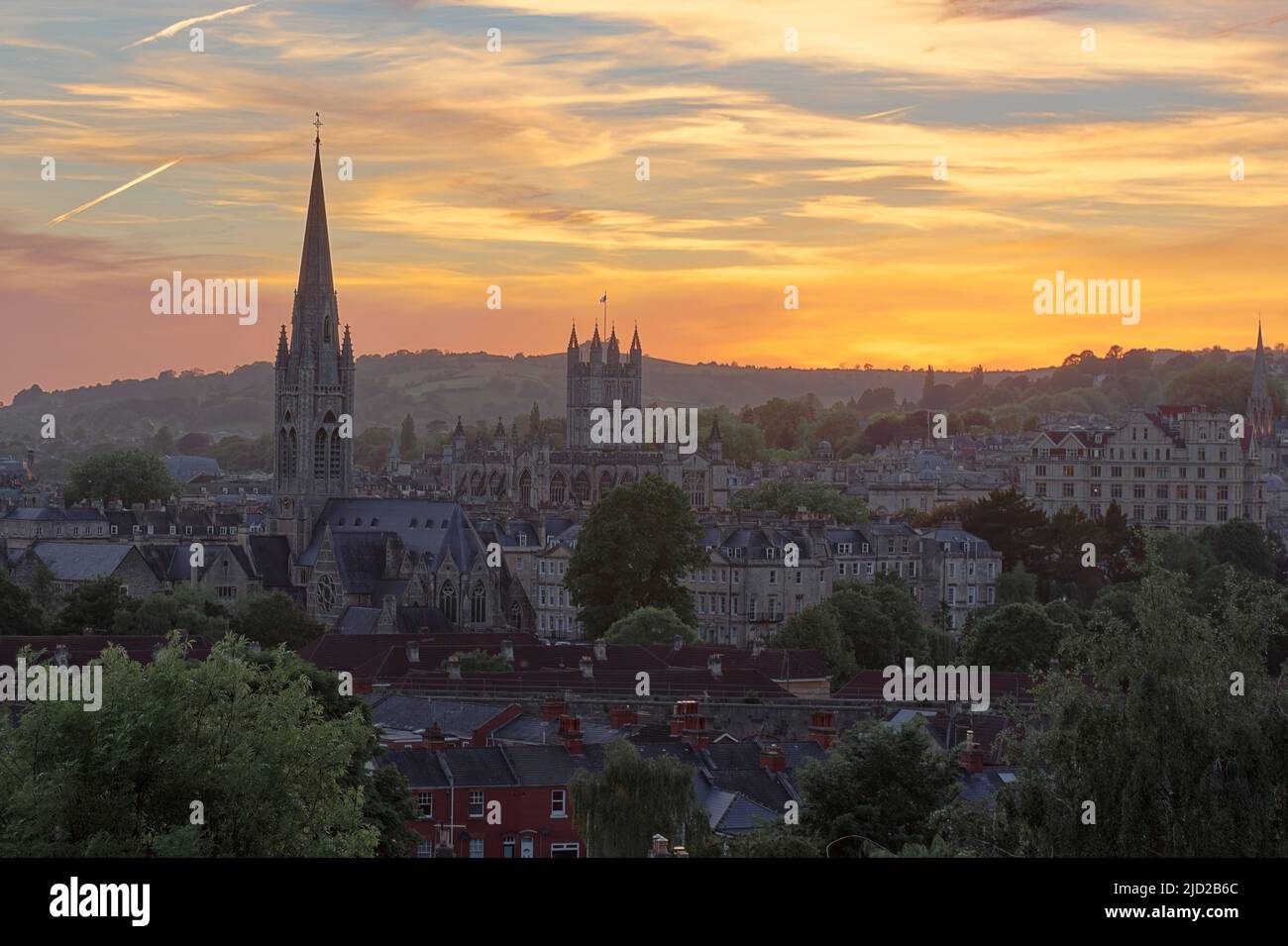 Pulteney bridge bath sunset hi-res stock photography and images - Alamy