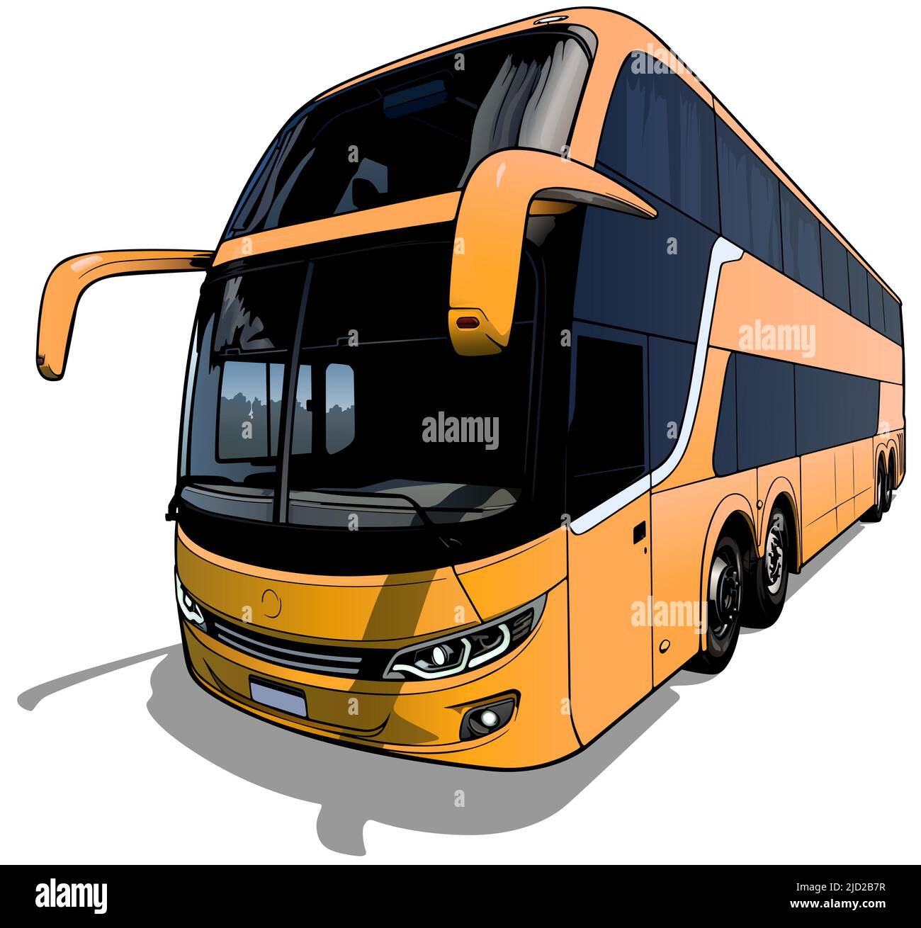 Luxury Long-distance Bus Stock Vector Image & Art - Alamy