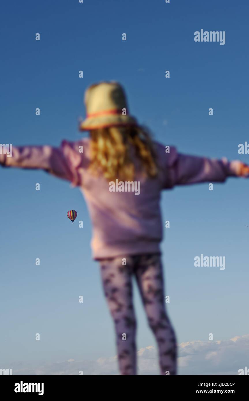 Hot air balloons over Bath Stock Photo - Alamy