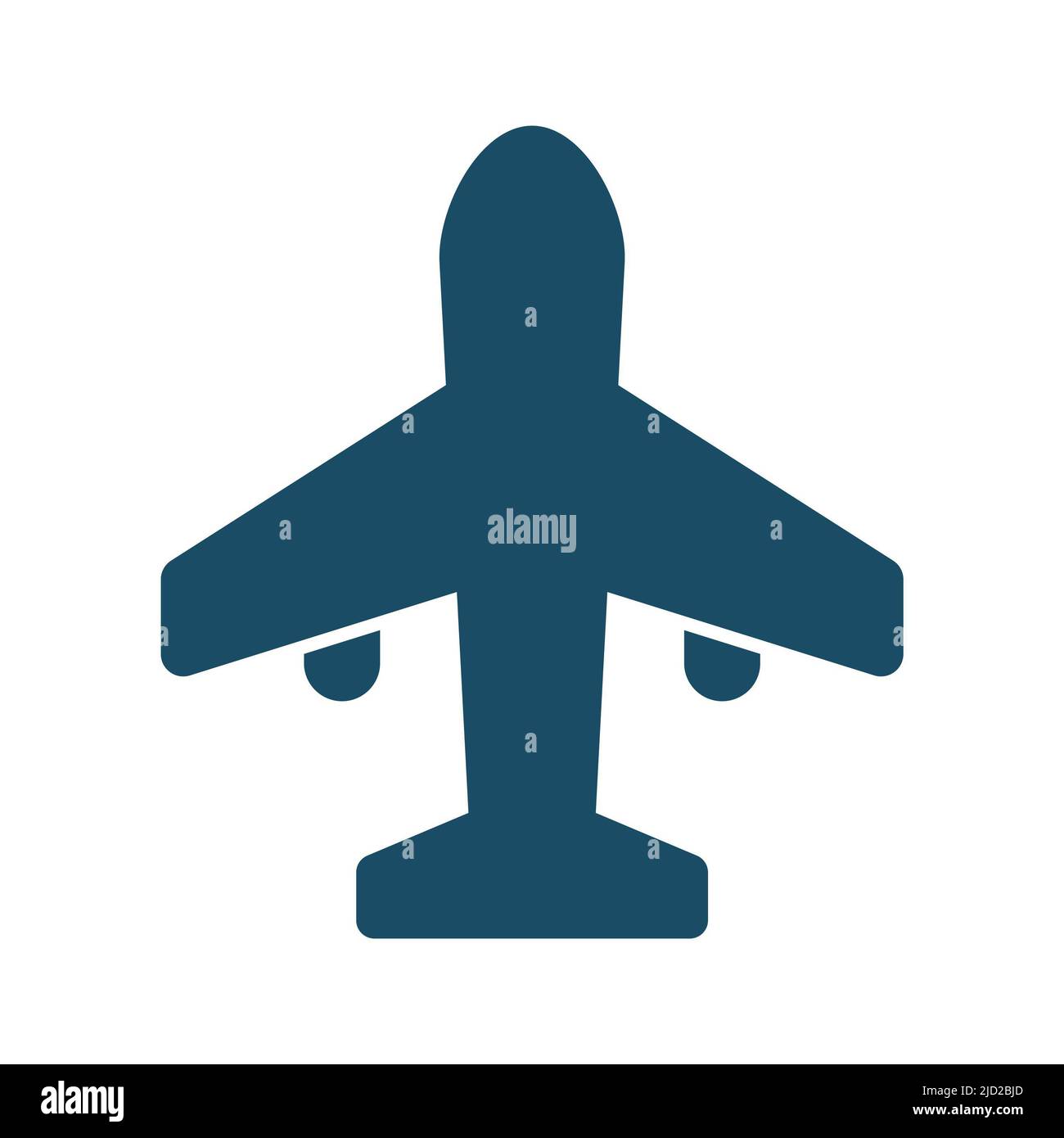 High quality dark blue flat aircraft, plane icon. Pictogram, icon set ...