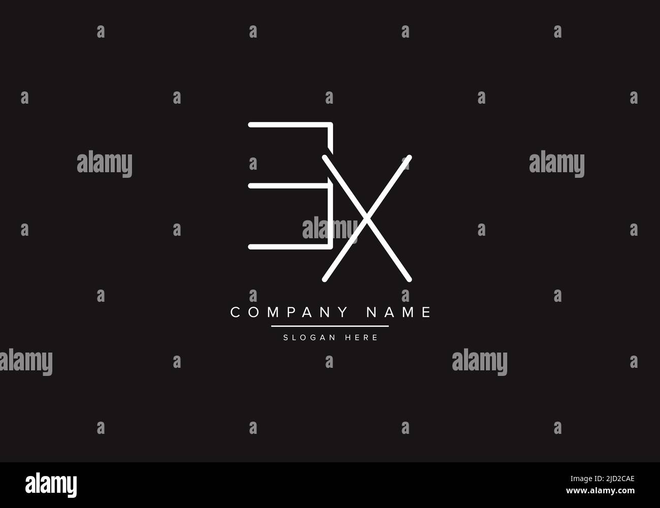 Alphabet letter icon logo BX Stock Vector Image & Art - Alamy