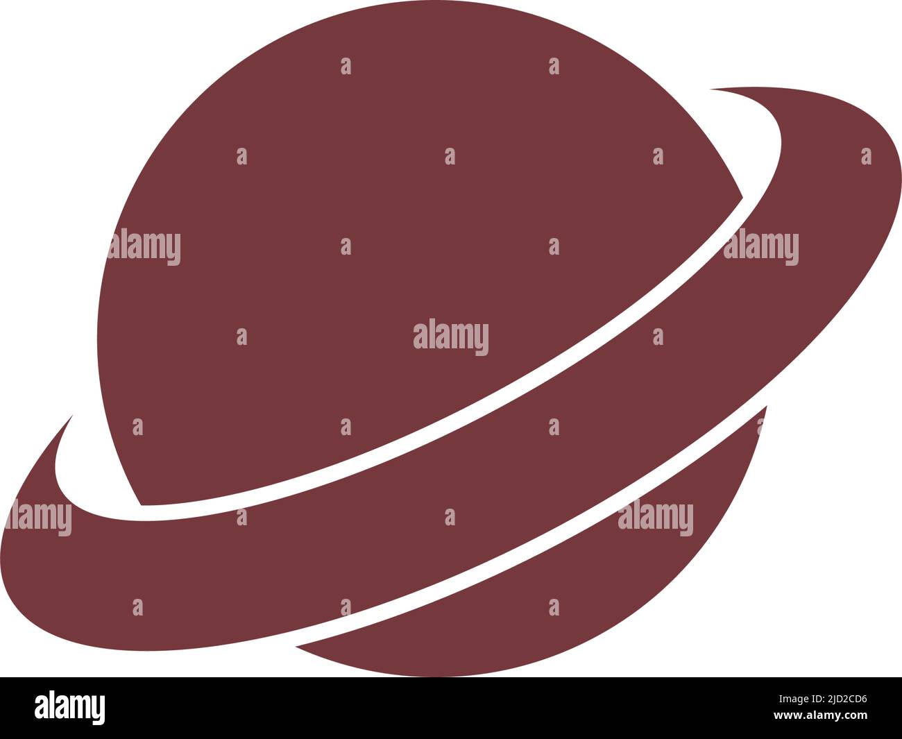 Planet icon logo design illustration template vector Stock Vector Image ...