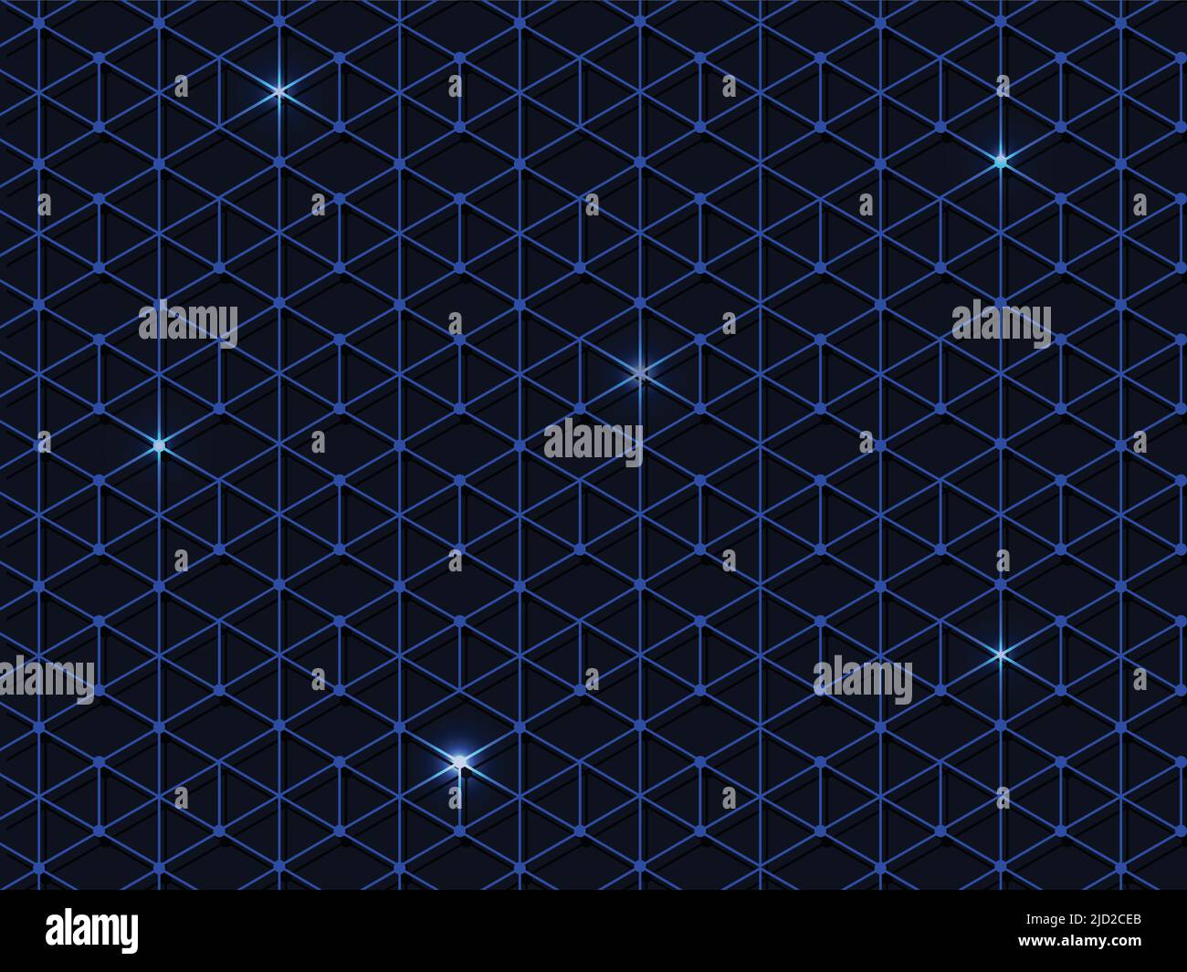 Abstract Geometric Thread Pattern Background With Light Dots Stock ...