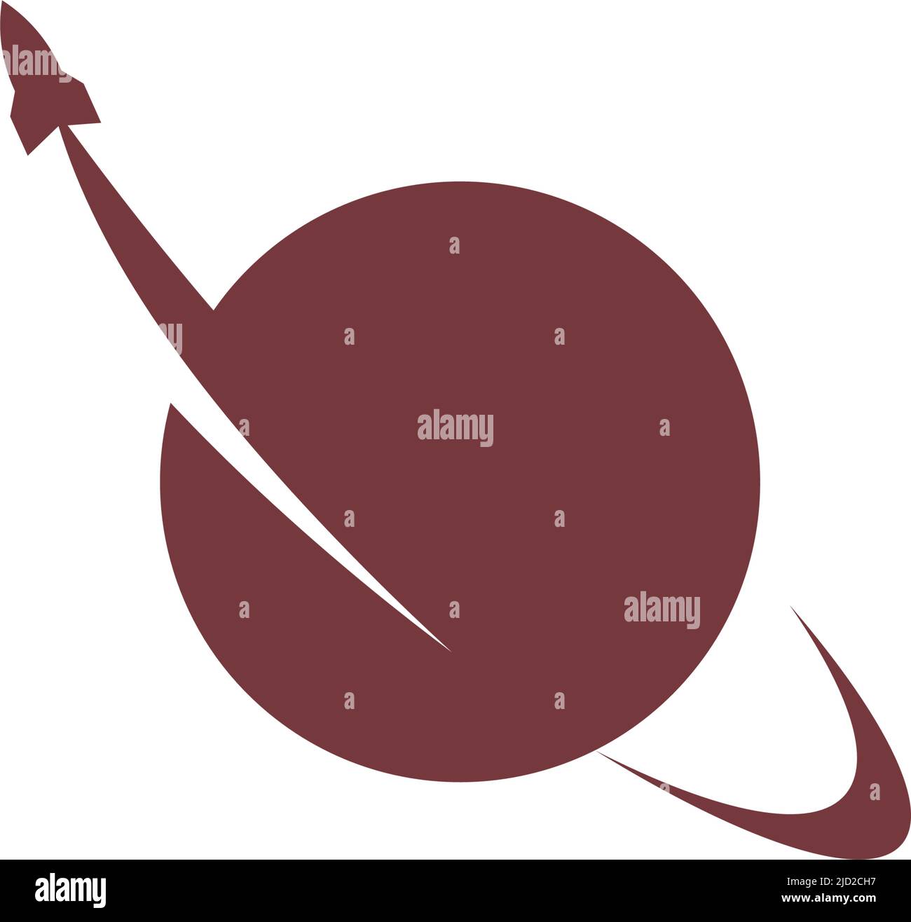 Planet icon logo design illustration template vector Stock Vector Image ...