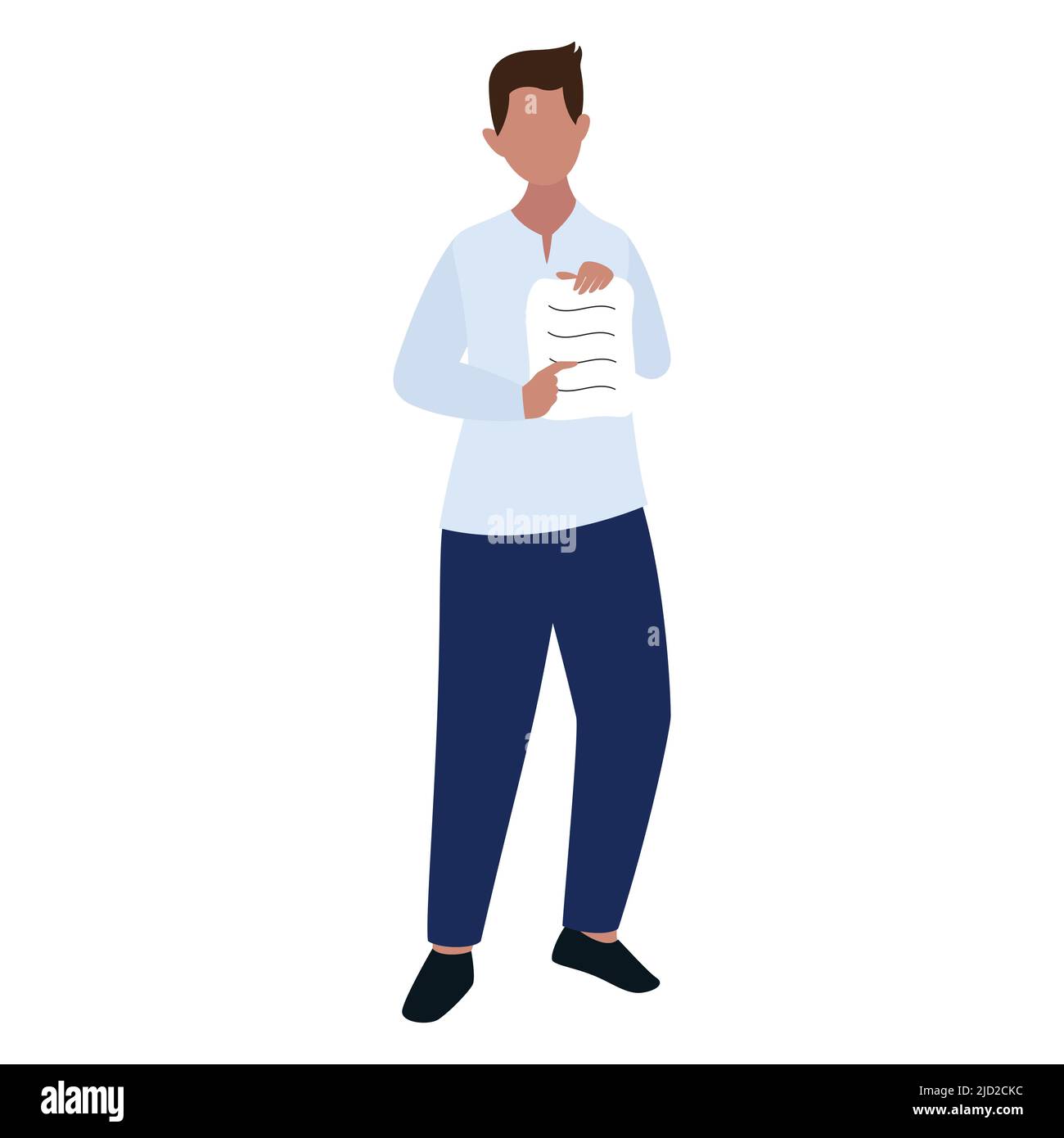 Paper standing Stock Vector Images - Alamy