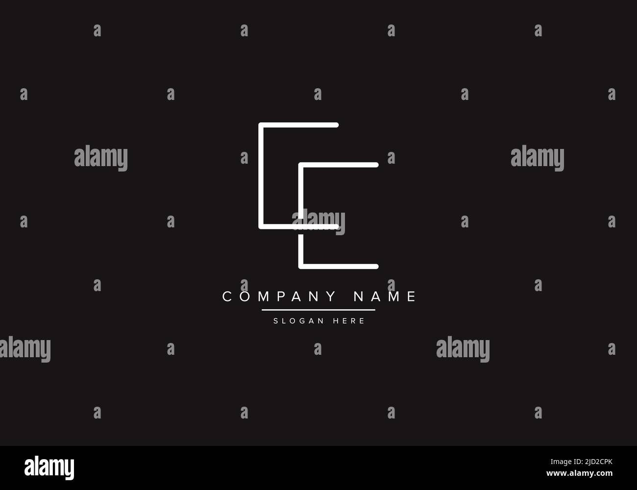 Alphabet letter icon logo CC Stock Vector Image & Art - Alamy