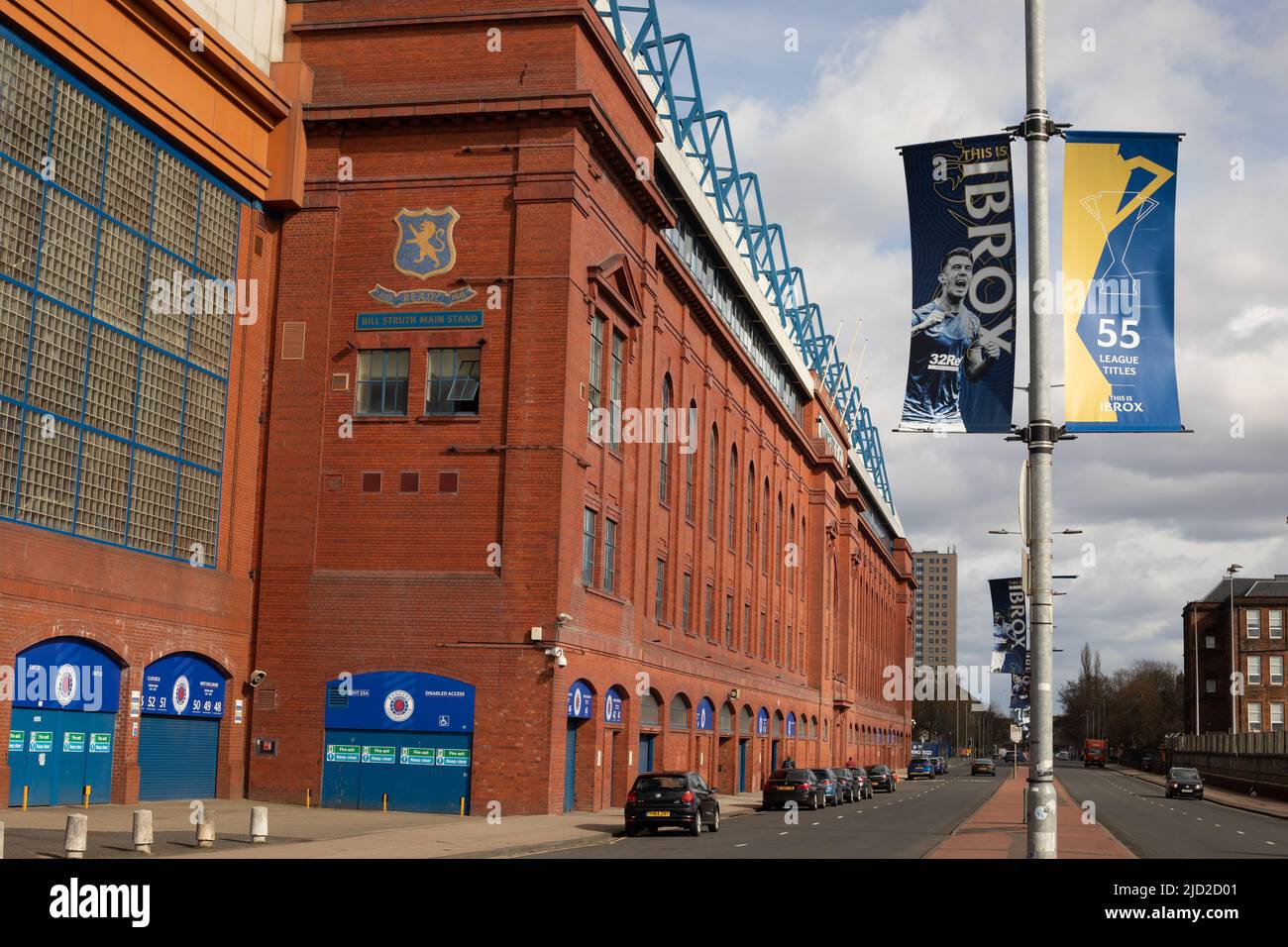 Old ibrox stadium stand hi-res stock photography and images - Alamy