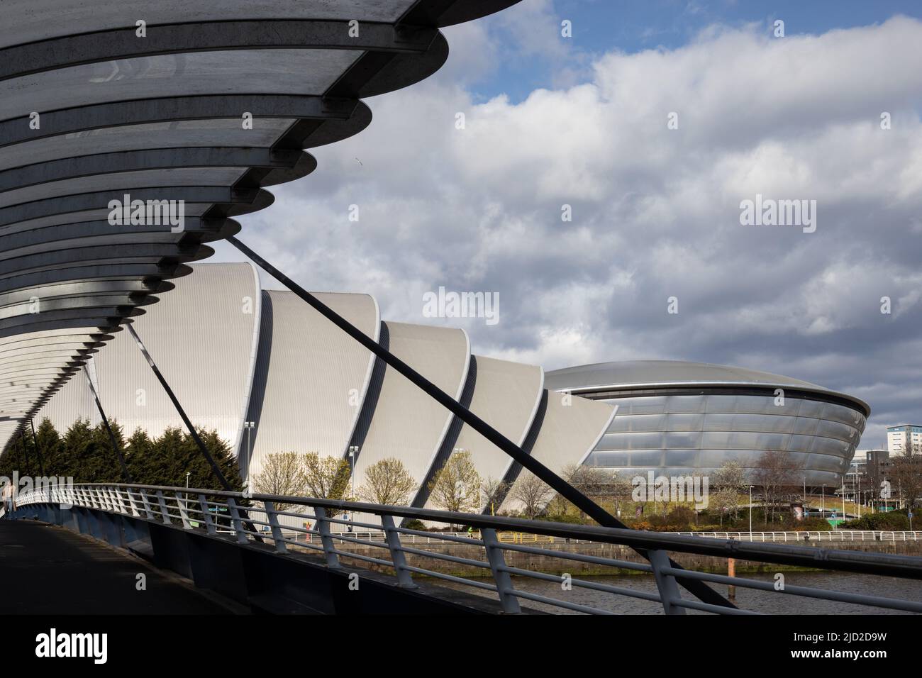 The OVO Hydro concert venue, in Glasgow, Scotland, 7 April 2022. N55°51 ...