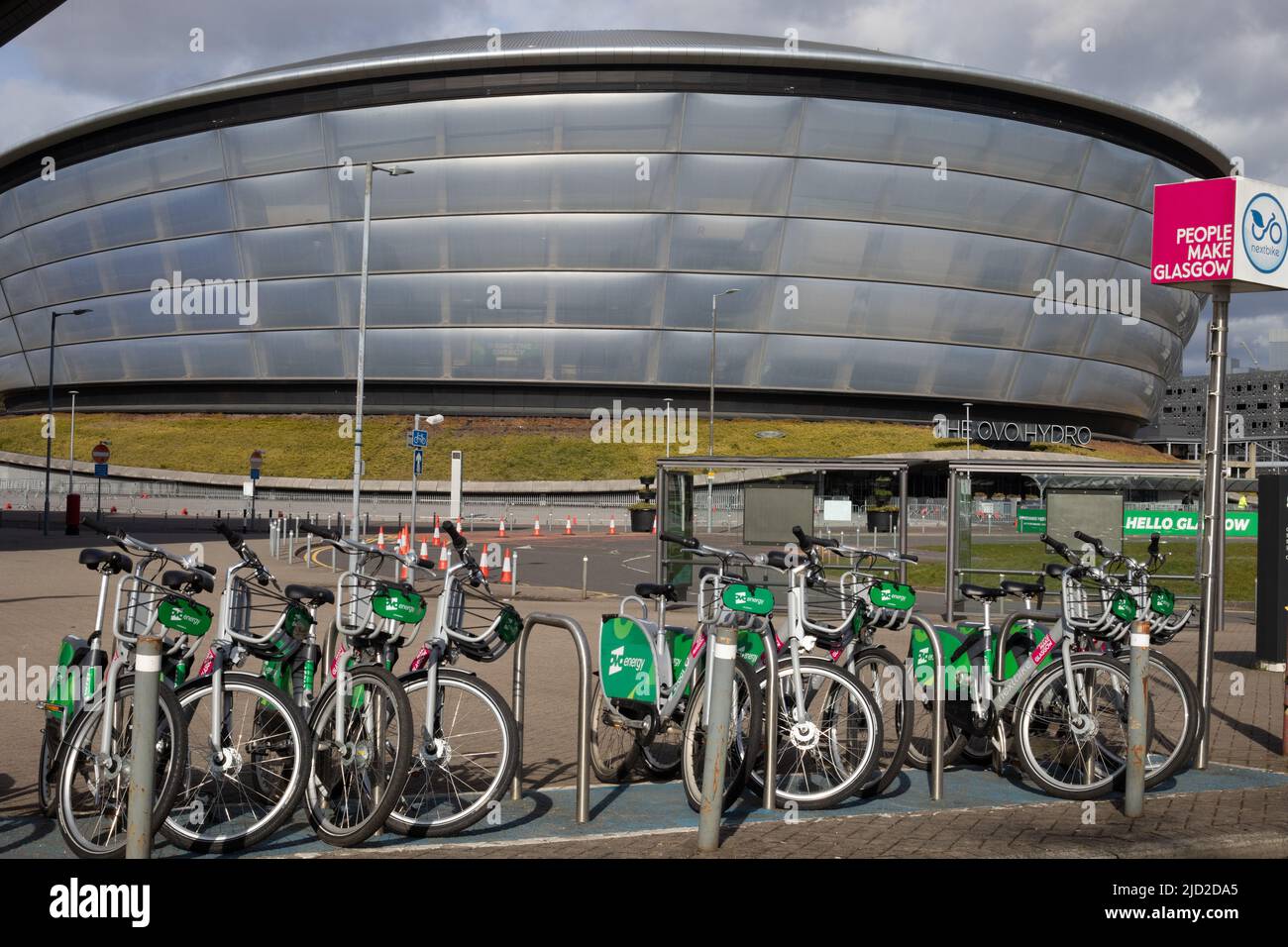 The OVO Hydro concert venue, in Glasgow, Scotland, 7 April 2022. N55°51 ...
