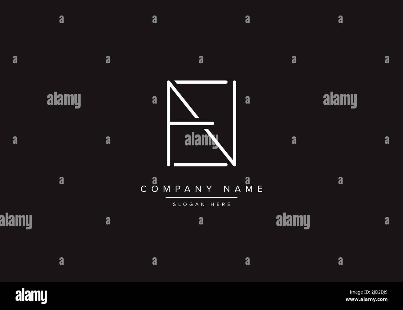 EN logo design vector illustration template Stock Vector Image & Art ...