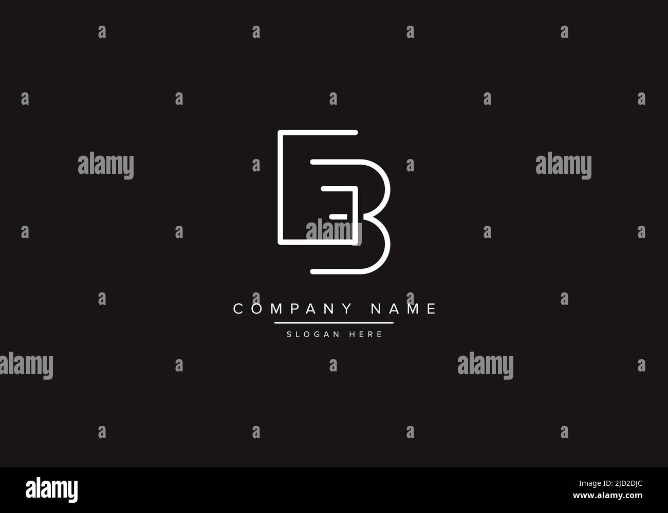 GB logo design vector illustration template Stock Vector Image & Art ...