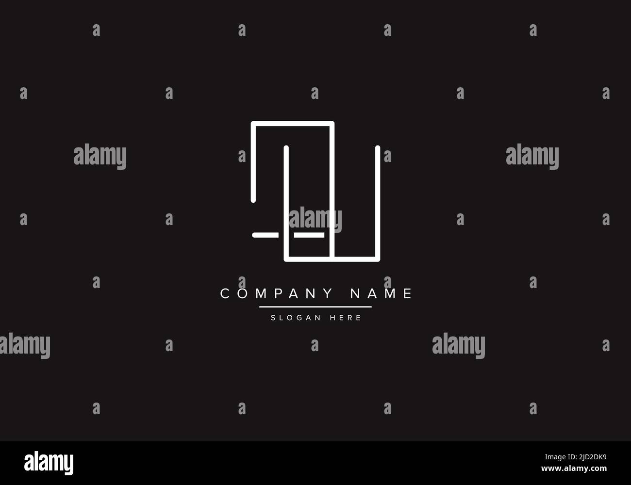 DW logo design vector illustration template Stock Vector Image & Art ...