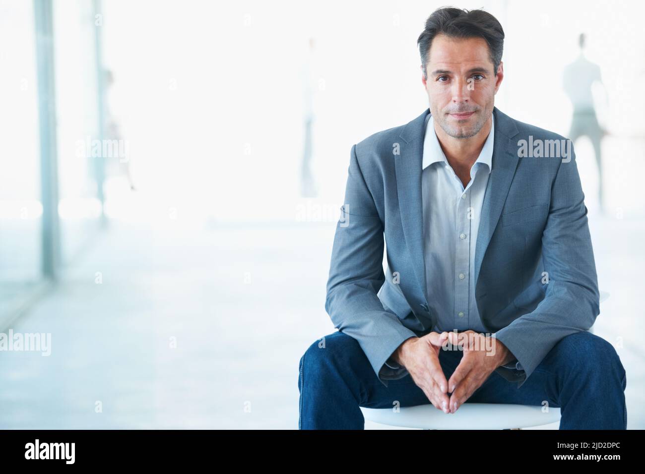 Portrait businessman large hands hi-res stock photography and images ...